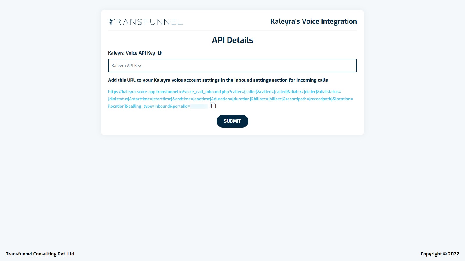 Kaleyra's Voice Integration | Setup Document